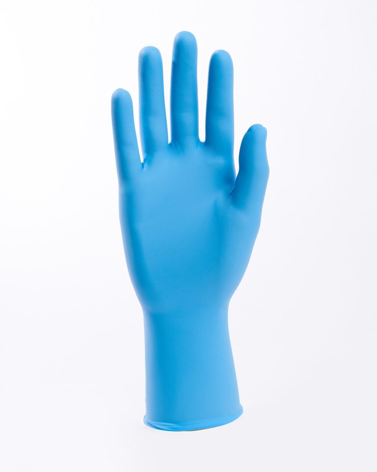 NITRILE – Heavy Duty Blue Extended Cuff, 8 MIL